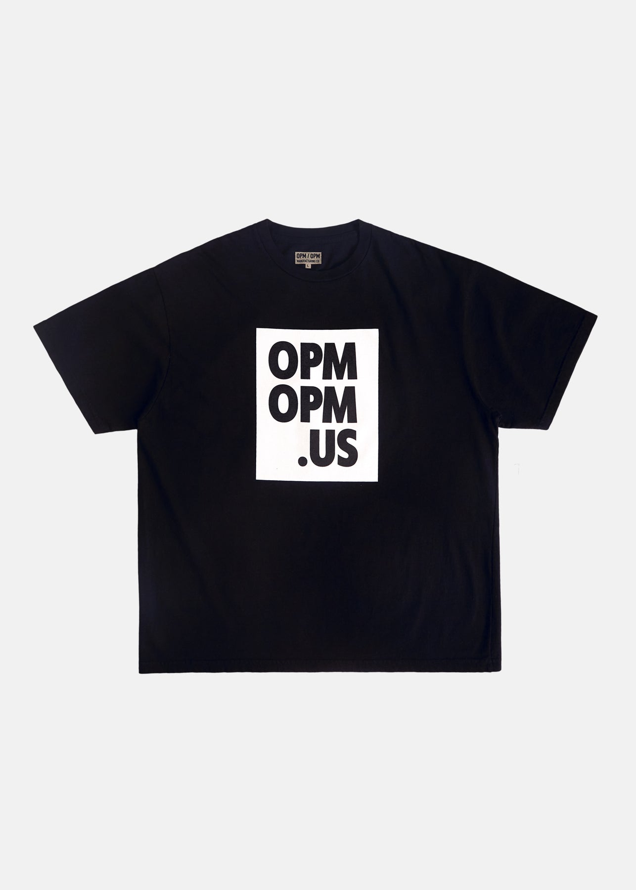OPM BOX LOGO (BLACK) – OPM/OPM Manufacturing Co.